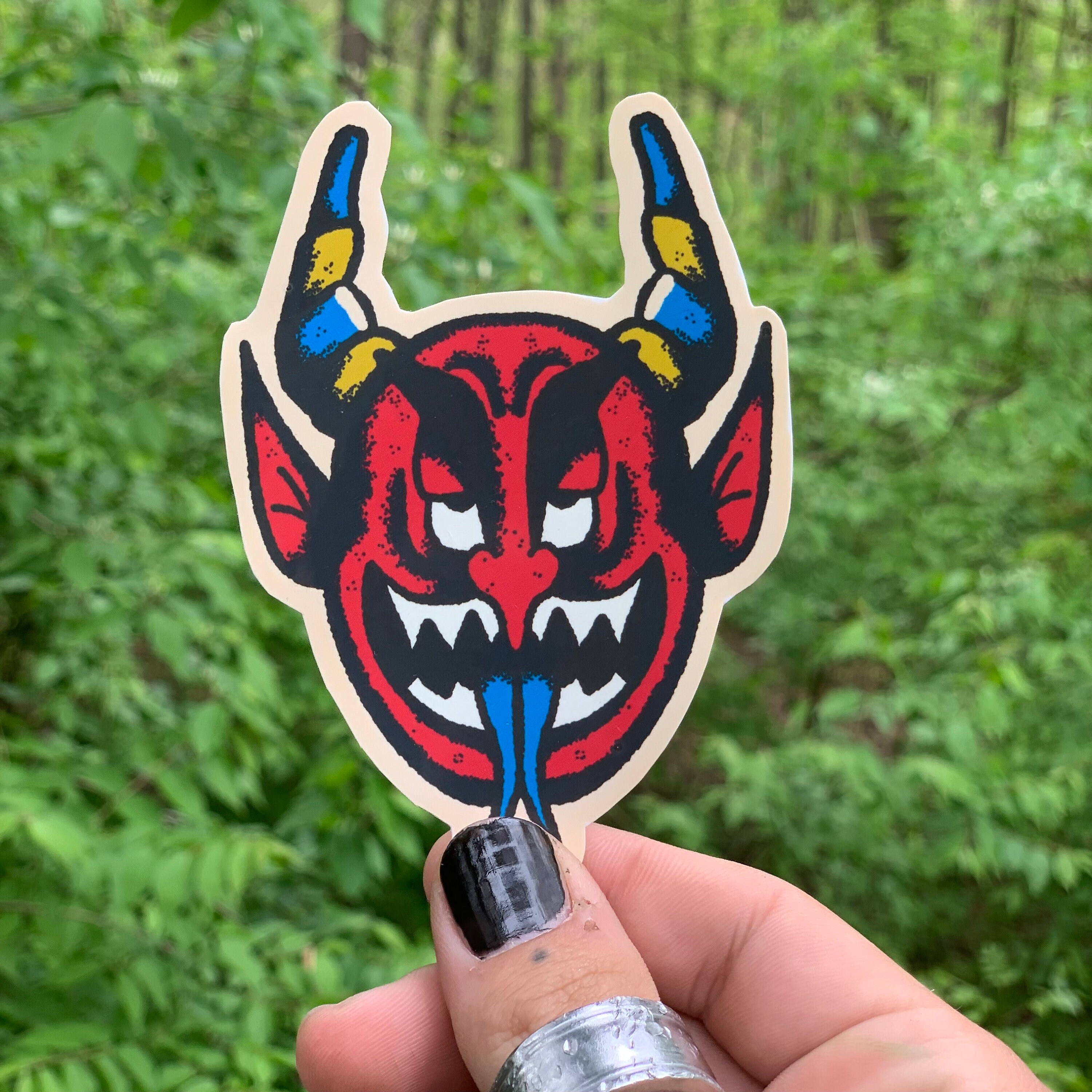 Devil Sticker Pack, Devil Stickers, Water Bottle Stickers, Laptop ...