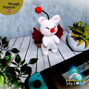 Moogle - Moguri - Final Fantasy - Amigurumi Crochet Pattern - PDF File ...