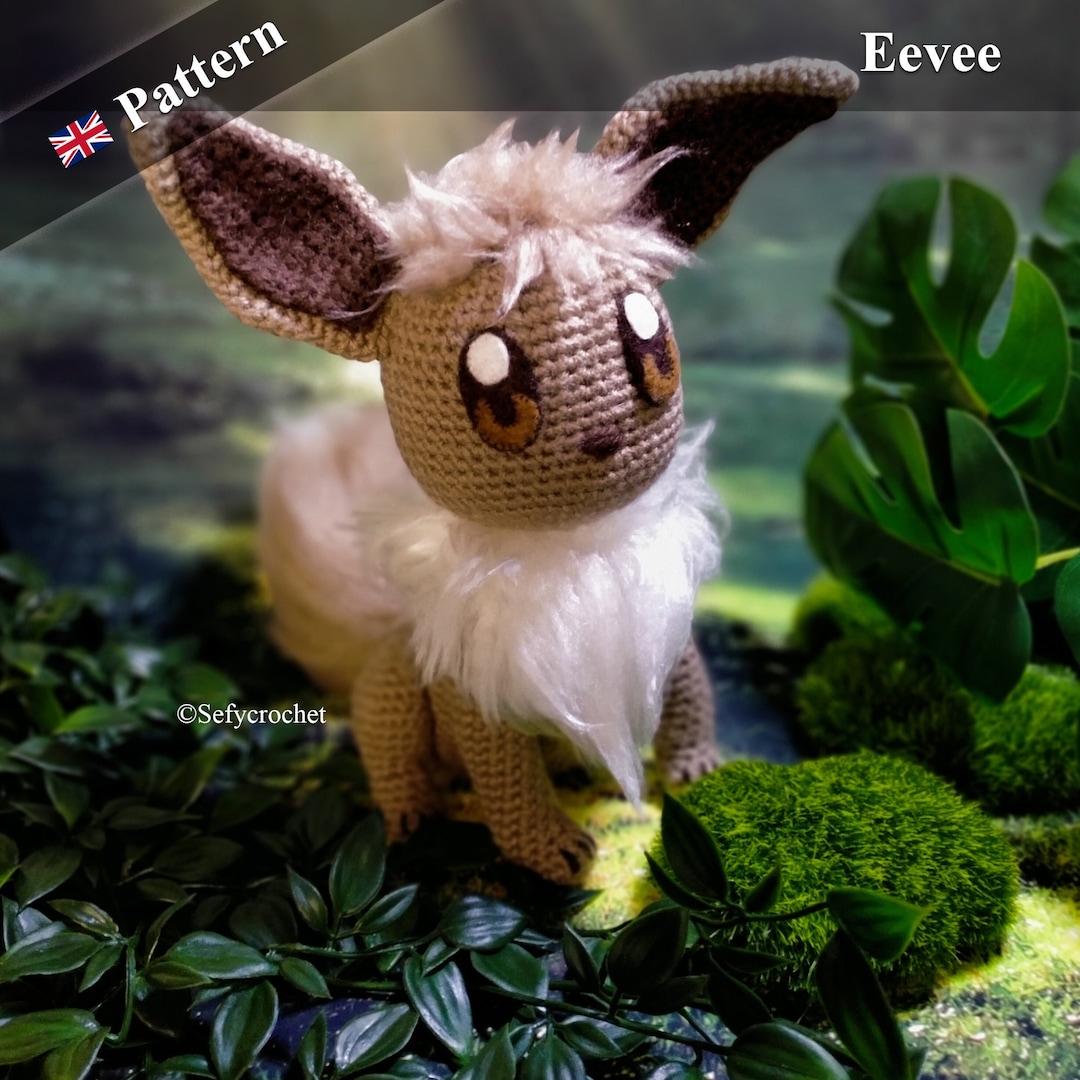 Eevee Pokémon Amigurumi Crochet Pattern PDF File English - Etsy UK
