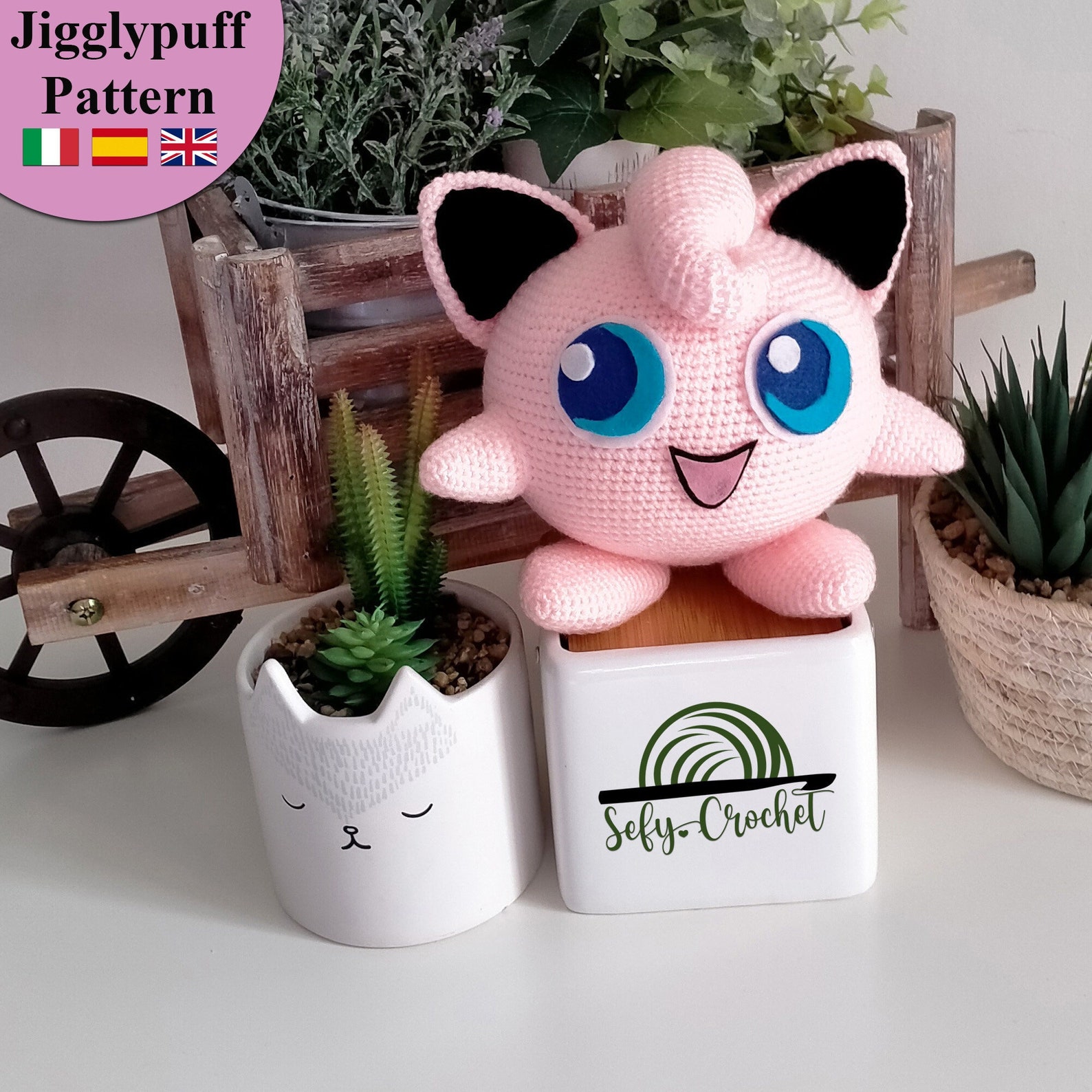 Jigglypuff Amigurumi Crochet Pattern Pokémon PDF File - Etsy