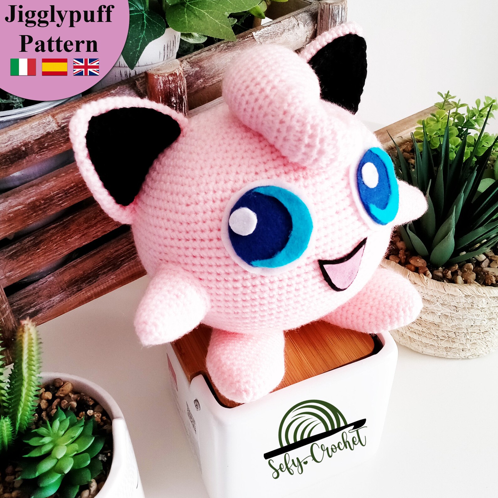 Jigglypuff Amigurumi Crochet Pattern Pokémon PDF File - Etsy