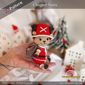 Chopper Santa Amigurumi Crochet Pattern PDF File English - Etsy