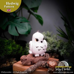 Hedwig Keychain Crochet Pattern (PDF) - Etsy