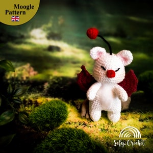 Moogle - Moguri - Final Fantasy - Amigurumi Crochet Pattern - PDF File ...