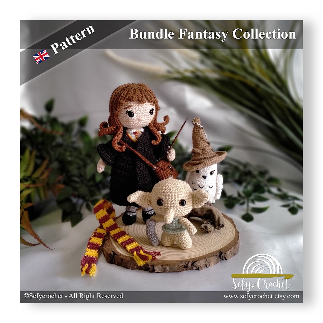 Bundle Fantasy Collection Amigurumi Crochet Pattern 4 Patterns PDF ...