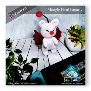 Moogle - Moguri - Final Fantasy - Amigurumi Crochet Pattern - PDF File ...