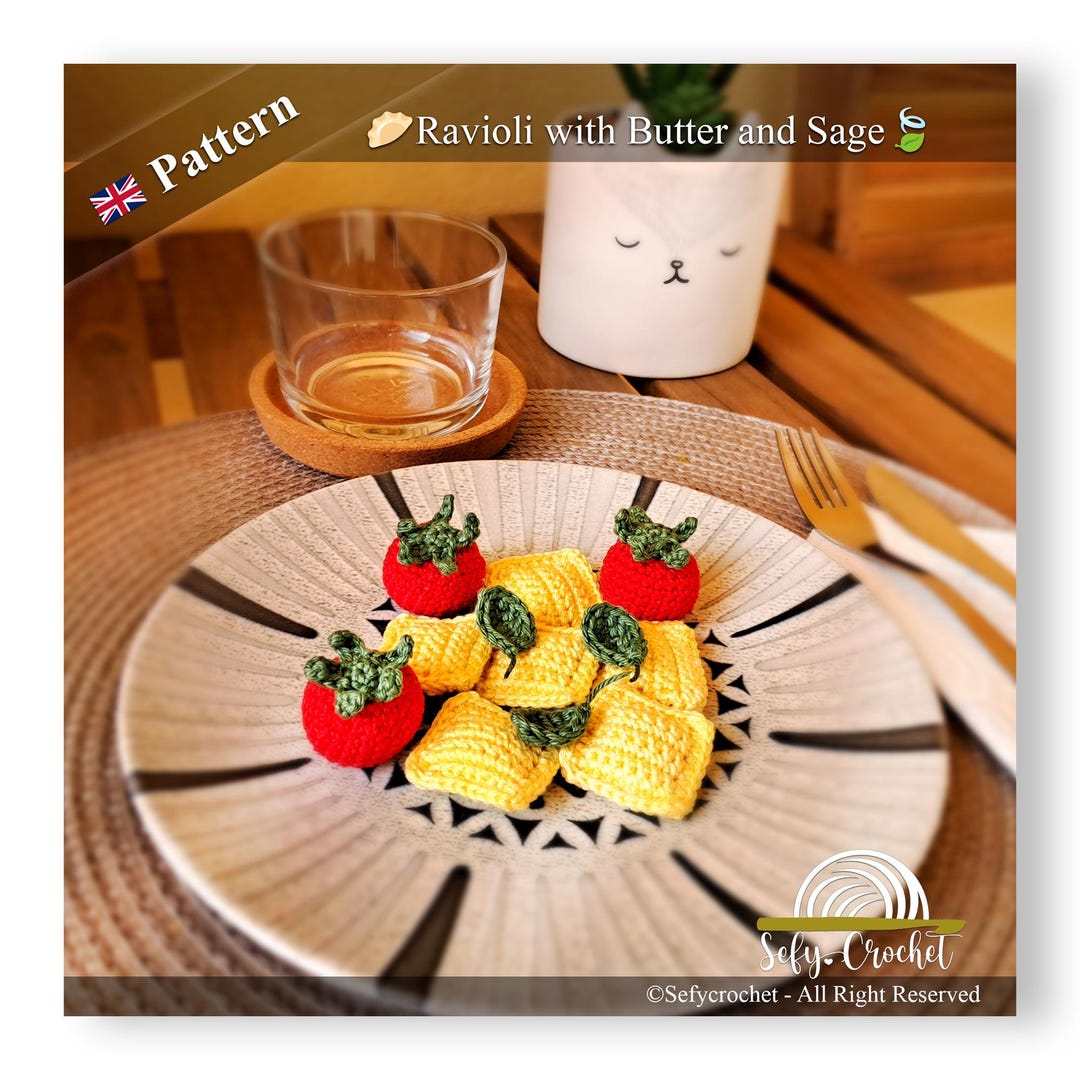 Ravioli With Butter and Sage - Amigurumi Crochet Pattern - PDF ...