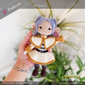Frieren - Amigurumi Crochet Pattern - PDF - Instructions in English - Etsy