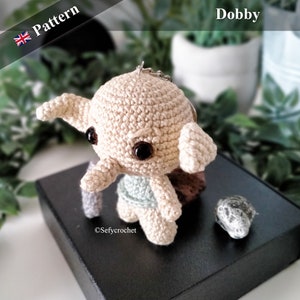 Baby Dobby Keychain - Amigurumi Crochet Pattern - PDF File English - Etsy