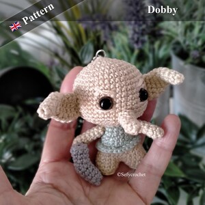 Baby Dobby Keychain - Amigurumi Crochet Pattern - PDF File English - Etsy