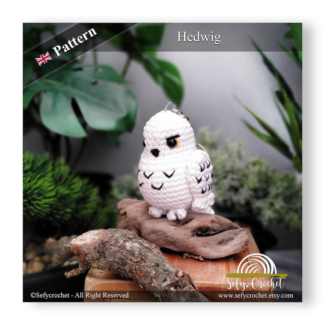 Hedwig Keychain - Amigurumi Crochet Pattern - PDF File English - Etsy
