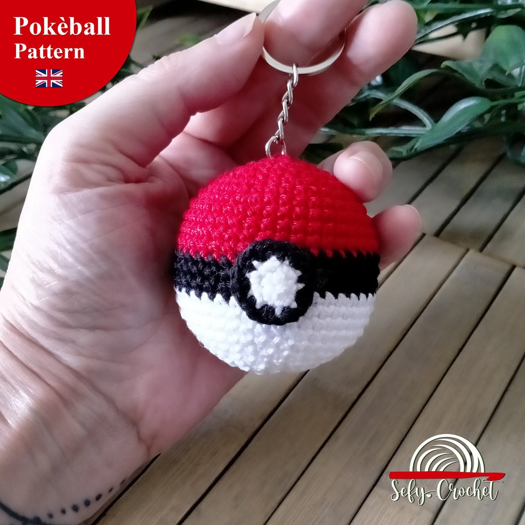 Pokéball Keychain Pokémon Amigurumi Crochet Pattern PDF - Etsy
