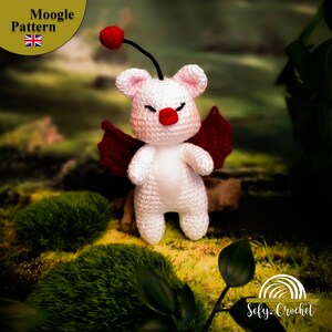 Moogle - Moguri - Final Fantasy - Amigurumi Crochet Pattern - PDF File ...
