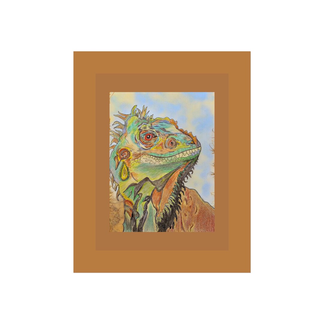 At a Glance, Lizard Fine Art Posters - Etsy