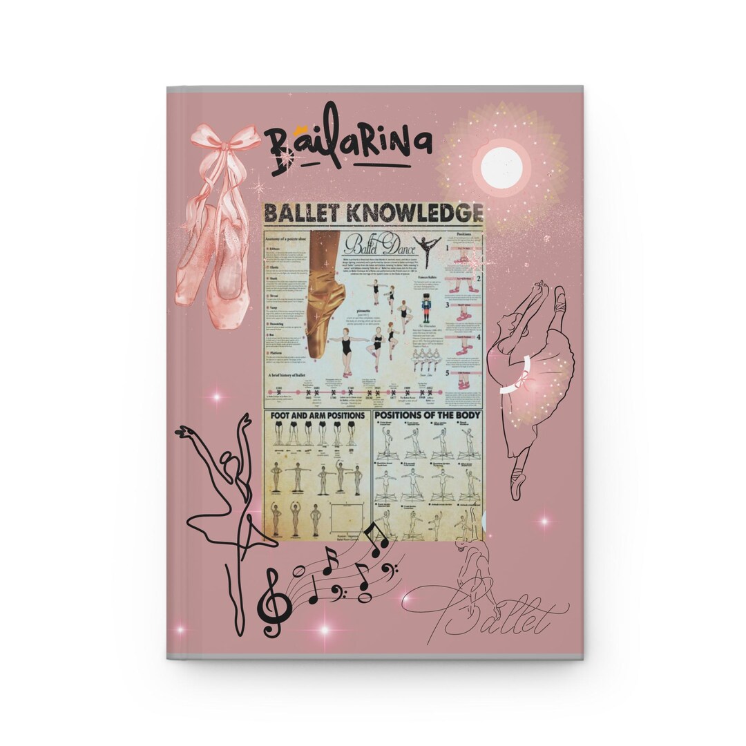 Ballerina Journal, Dance Notebook, Pointe Shoes Diary, Dancer ...