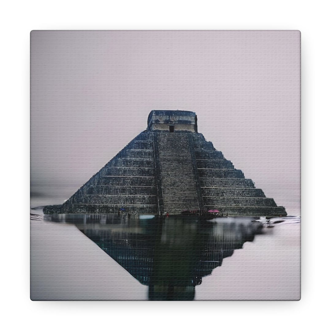 Chichen Itza Pyramid Photography Canvas Gallery Wraps - Etsy