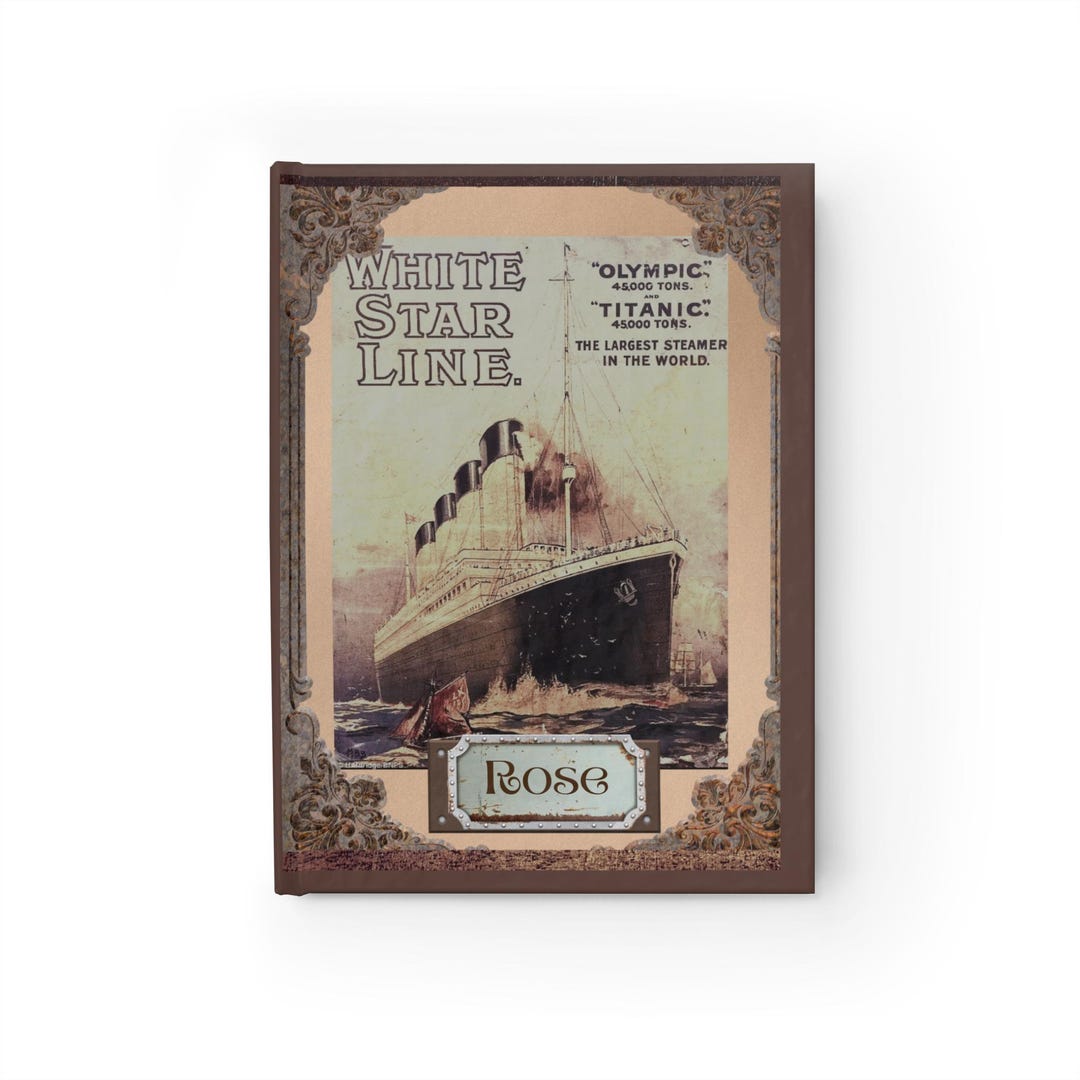 Vintage Titanic Journey Journal - Etsy
