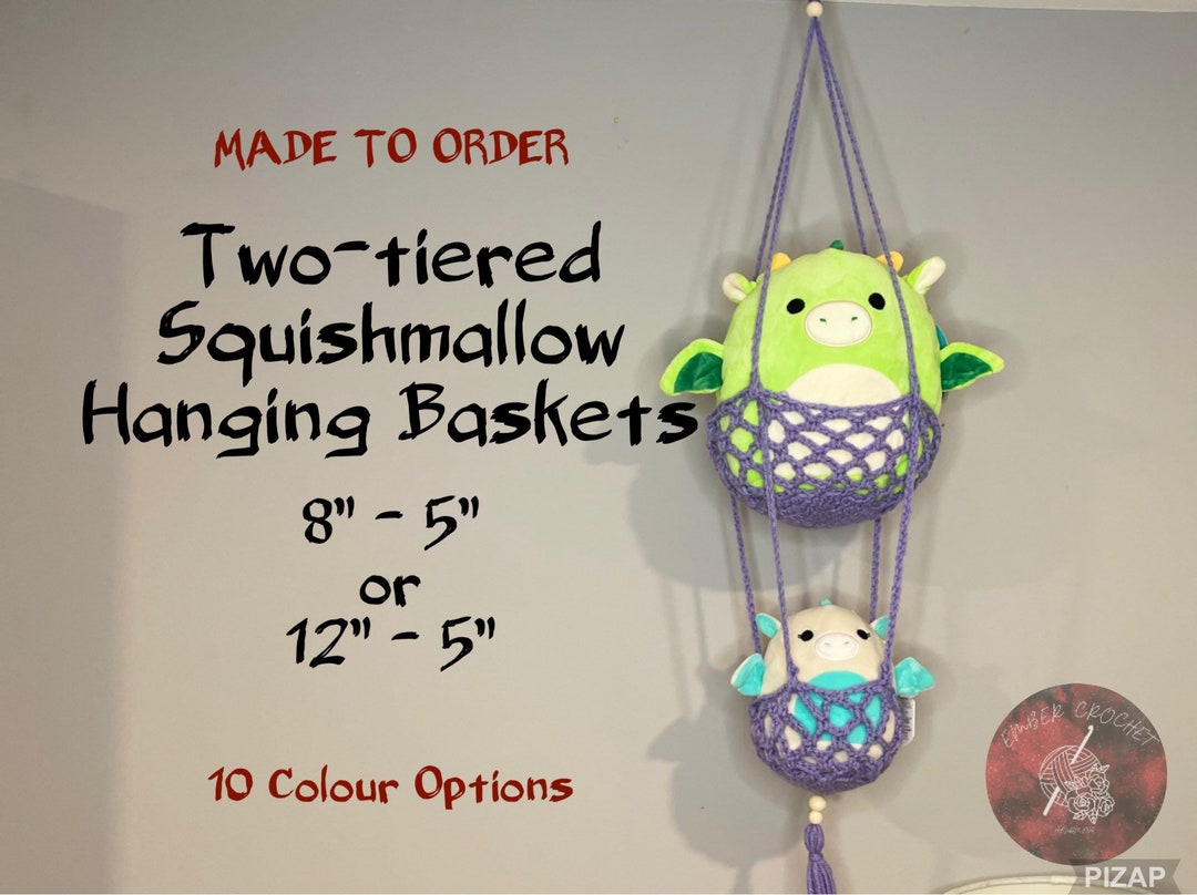 Two-tiered Squishmallow Hanging Baskets 5 8 - Etsy