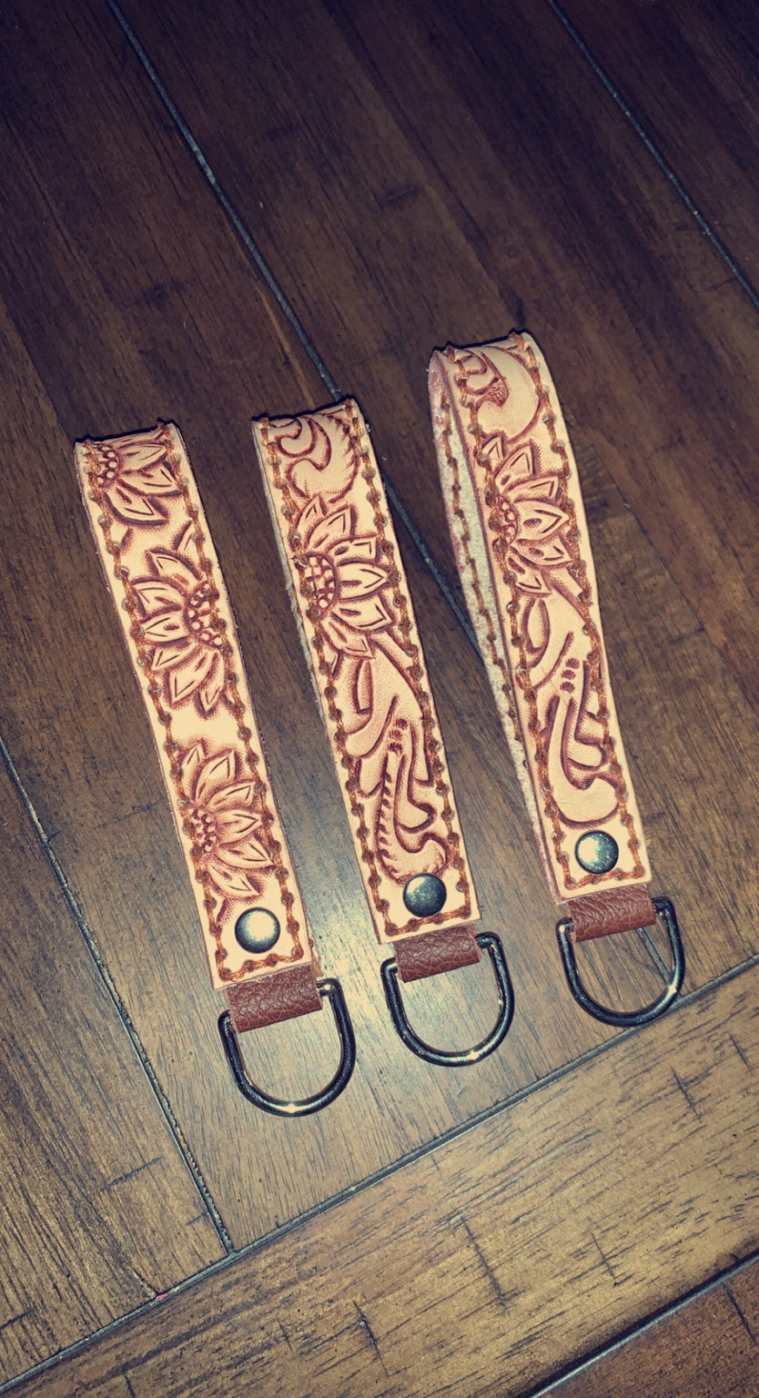 Handmade Wristlet Keychain - Etsy