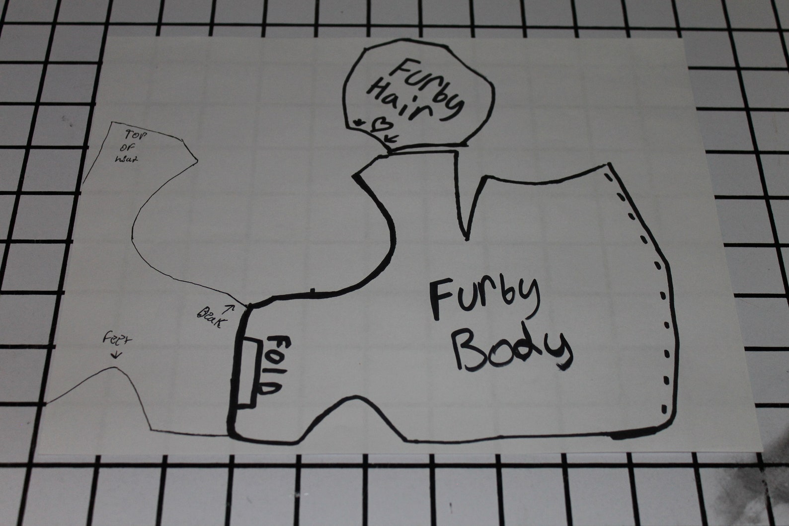 2023 Furby Fur Pattern - Etsy