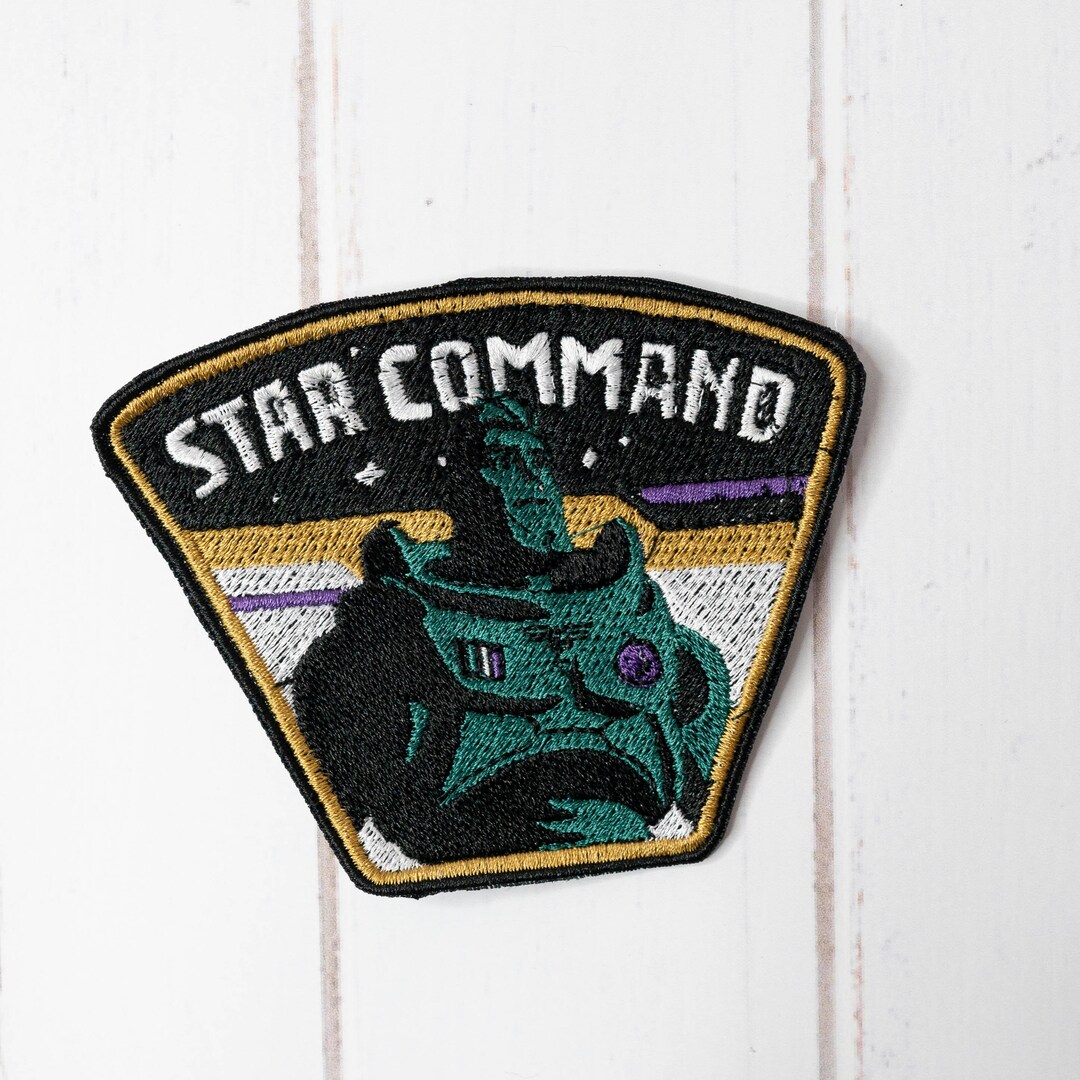 Toy Story Buzz Lightyear Star Command Embroidered Iron-on Patch | Easy ...