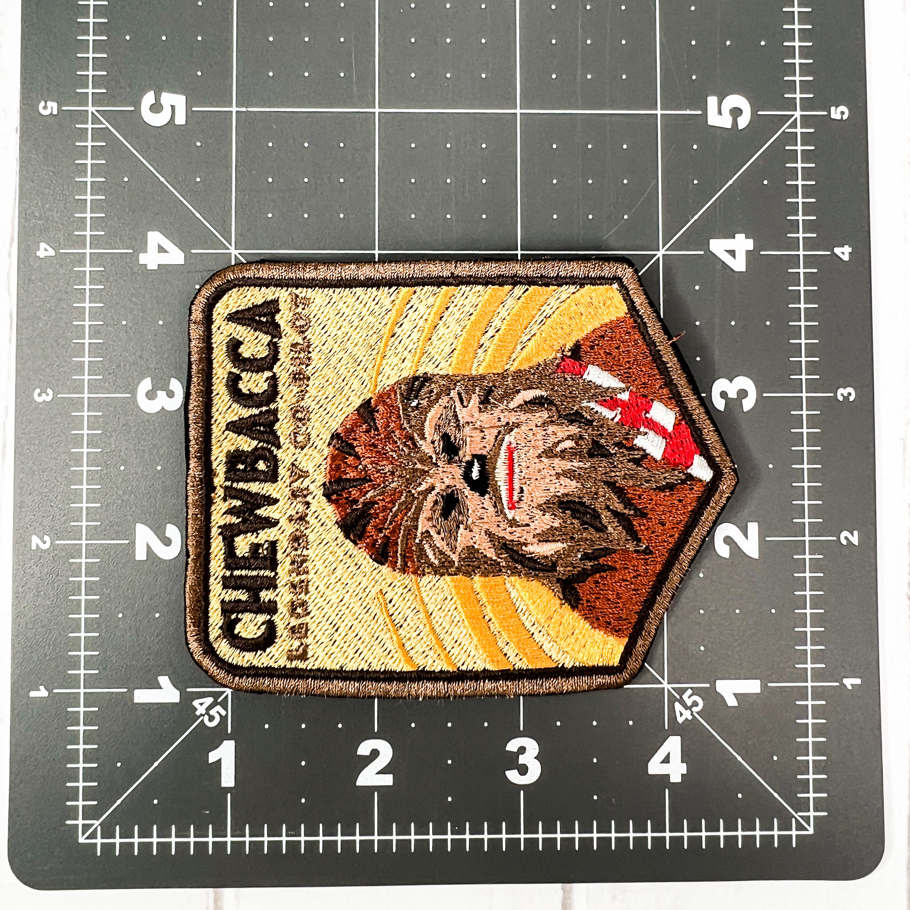 Chewbacca Legendary Co Pilot Star Wars Embroidered Iron-on Patch Easy ...