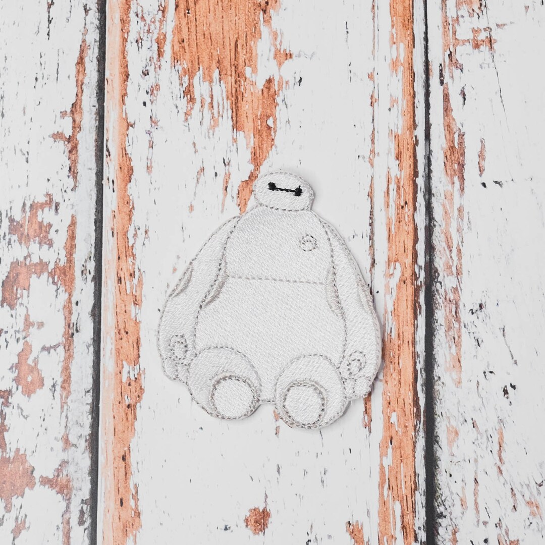 Disney Baymax Embroidered Iron-on Patch, Decorative Handcrafted Element for Clothes and ...