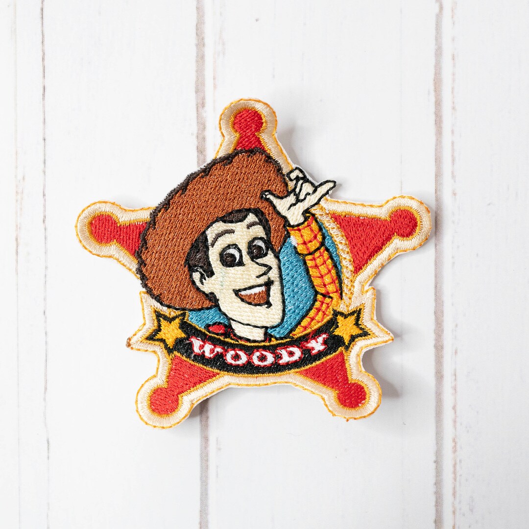 Toy Story Woody Sheriff Embroidered Iron-on Patch Easy Application ...