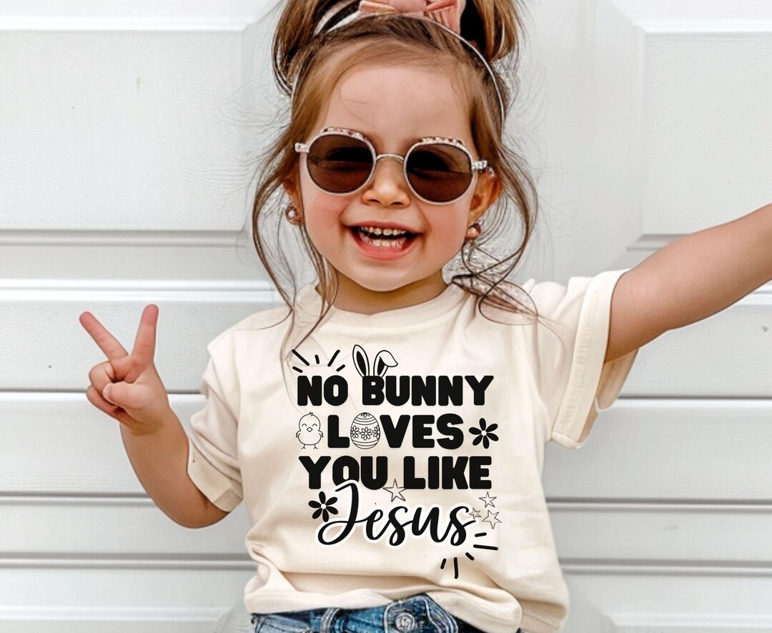 Christian Easter PNG, No Bunny Loves You Like Jesus, Bible Verse PNG ...