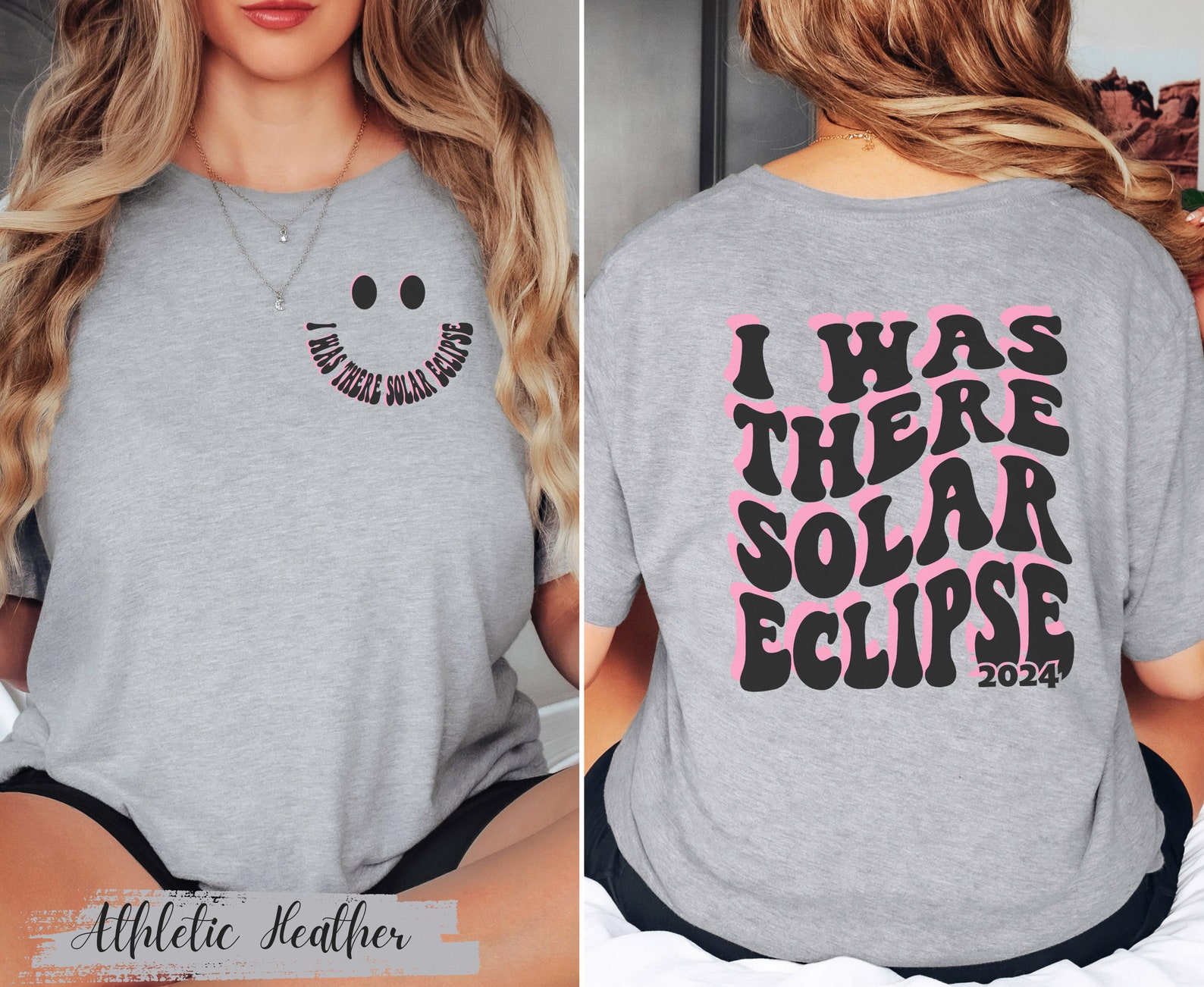Total Solar Eclipse Shirt April 8th 2024, Bella Canvas 3001, Matching ...