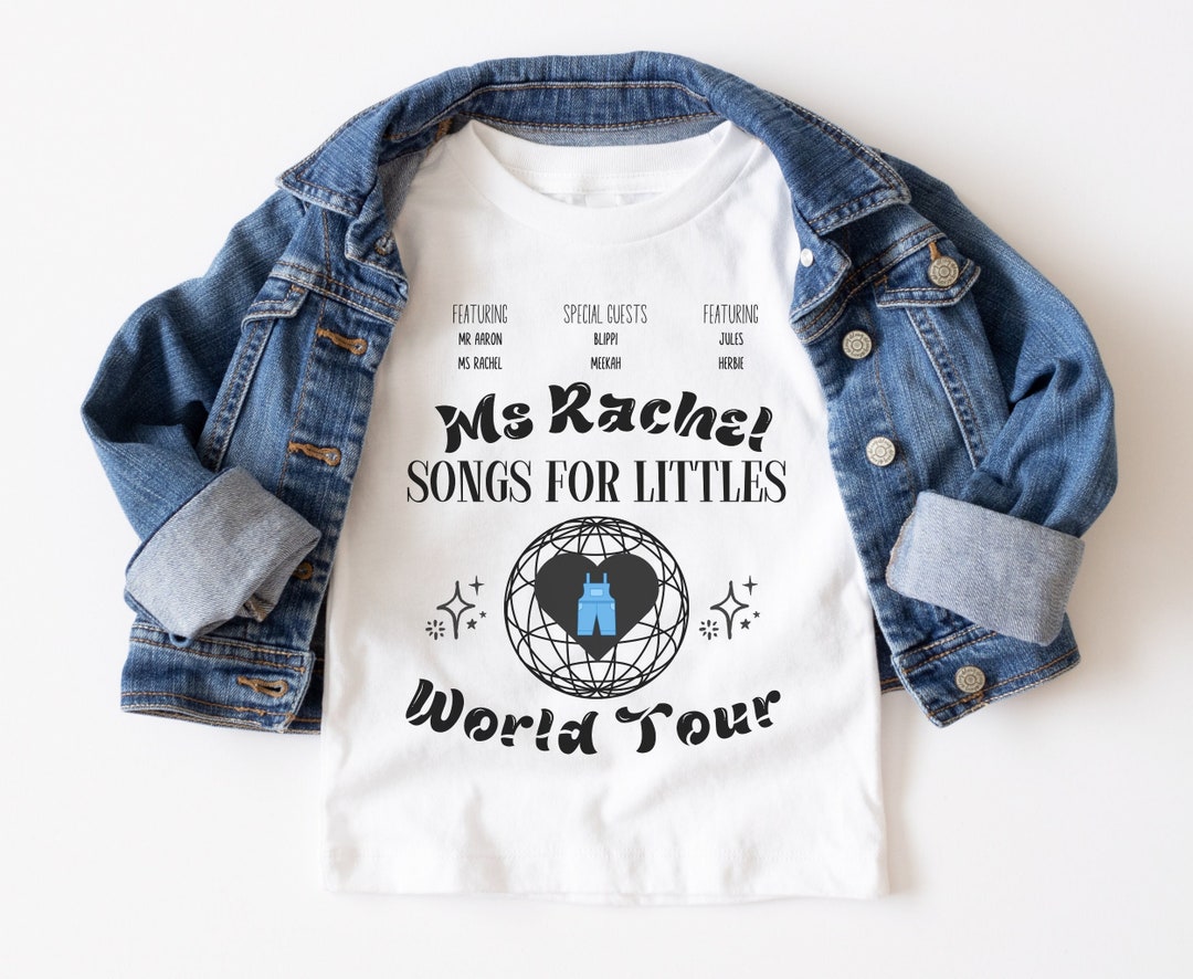 Ms Rachel World Tour Tee: Songs for Littles (digital Download) - Etsy