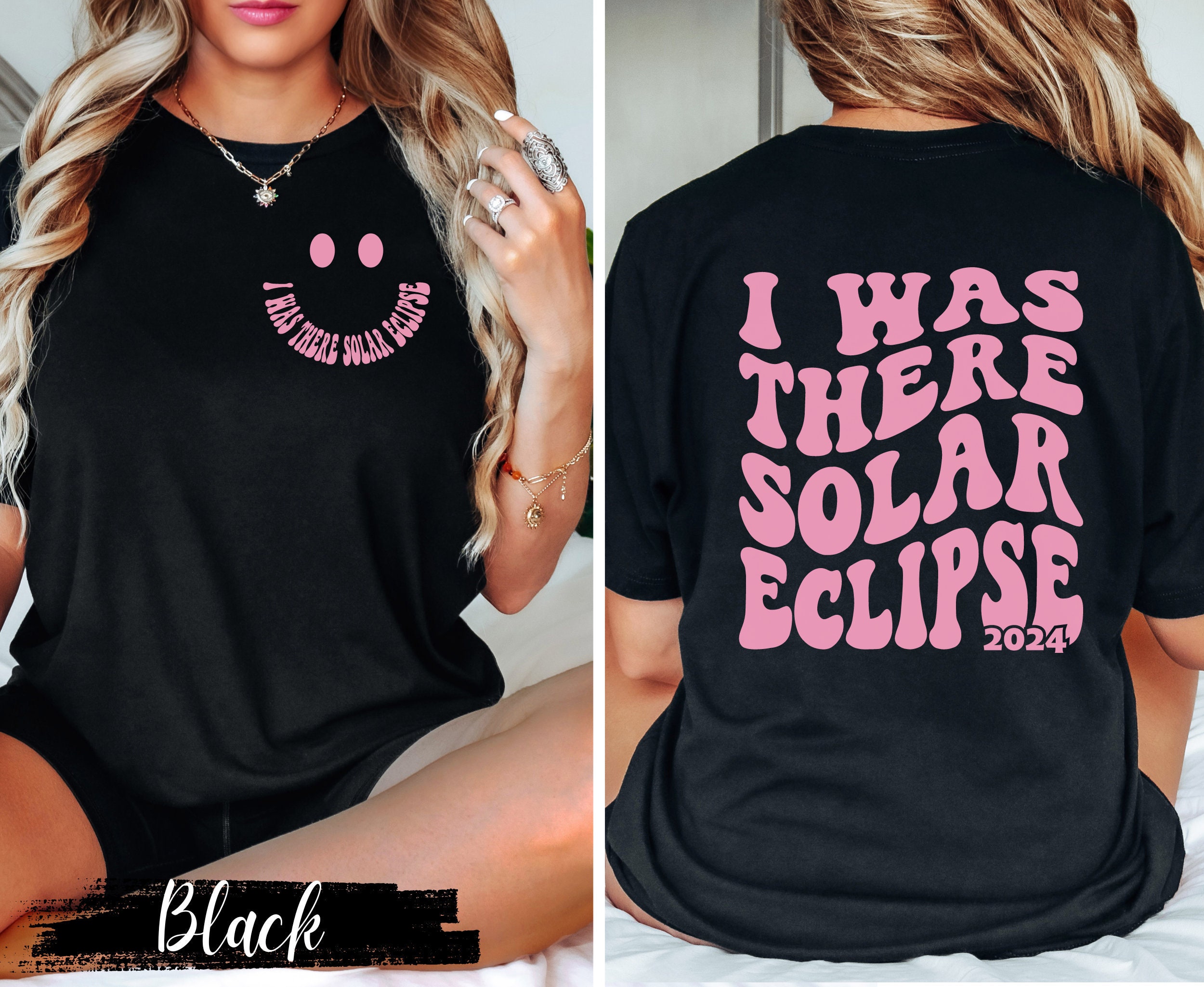 Total Solar Eclipse Shirt April 8th 2024, Bella Canvas 3001, Matching ...