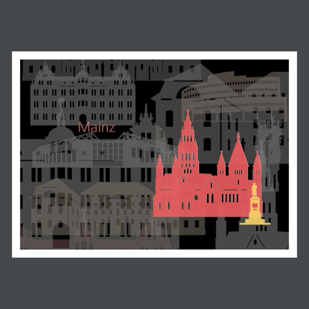Mainz II as an Art Print, Mural or Premium Poster - Etsy