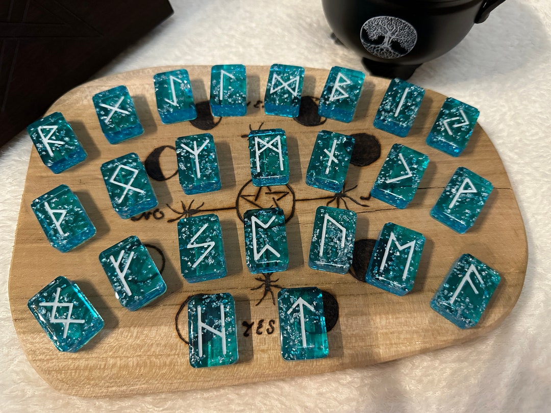 Epoxy Futhark Runes - Etsy