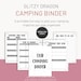 Printable Camping Binder Planner Camper Organizer - Etsy