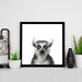 Larry the Lemur, Square Poster Art Print, Animal Painting, Digital Art ...