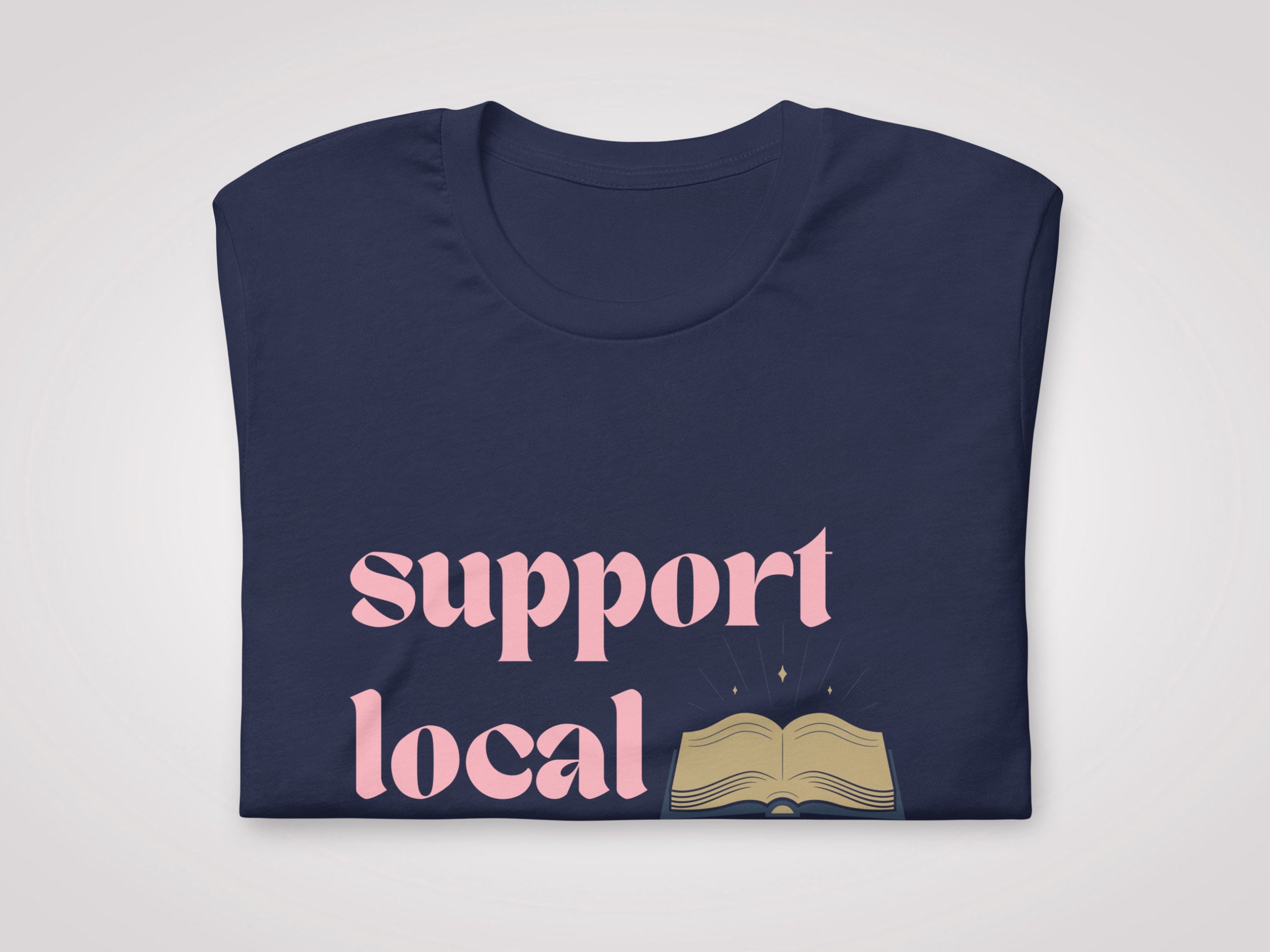 Support Local Libraries Tee | Multiple Colors Bibliophile Tshirt Book ...