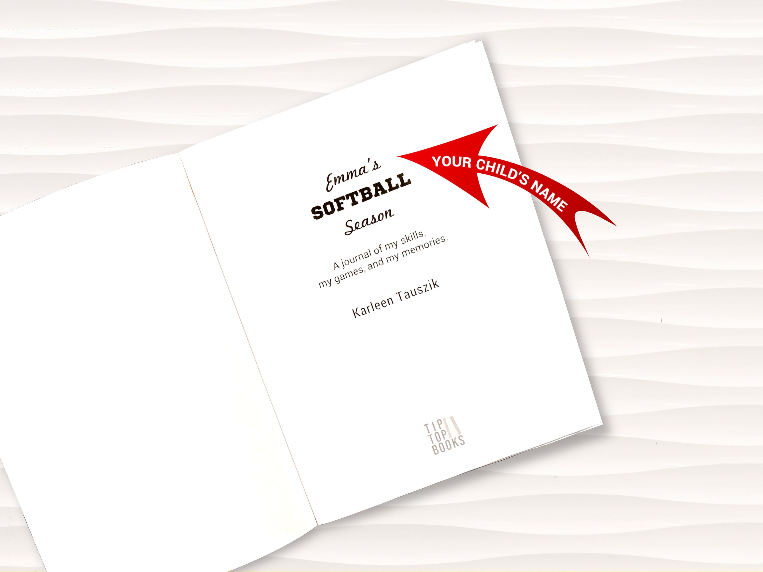 SOFTBALL JOURNAL PERSONALIZED Softball Gifts for Girls on Softball Team ...