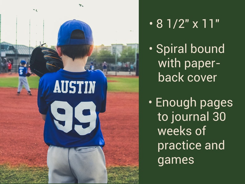 BASEBALL JOURNAL PERSONALIZED Baseball Gifts for Boys on Baseball Team ...
