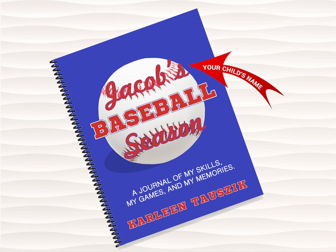 BASEBALL JOURNAL PERSONALIZED Baseball Gifts for Boys on Baseball Team ...