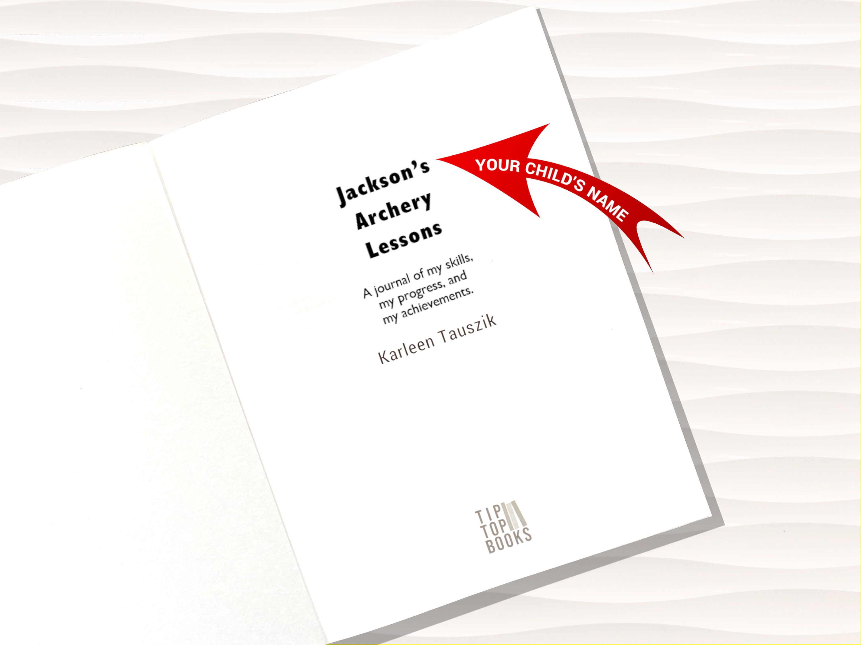 ARCHERY JOURNAL PERSONALIZED Archery Gifts for Kids in Archery Lessons ...