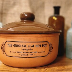Henry Watson Pottery, the Original Clay Hot Pot, England Terracotta ...