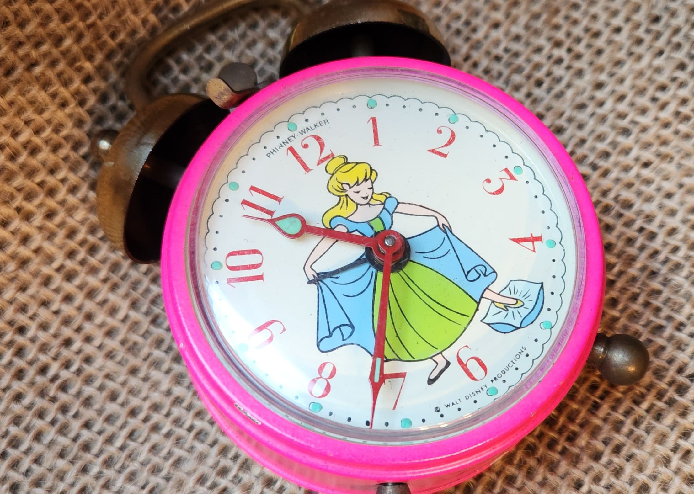 Phinney-walker Vintage Disney Cinderella Alarm Clock - Etsy