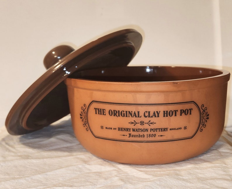 Henry Watson Pottery, the Original Clay Hot Pot, England Terracotta ...