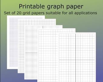 Math Graph Grid - Etsy