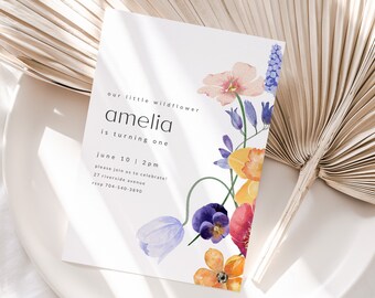 Cottage Core Birthday Invitation - Etsy