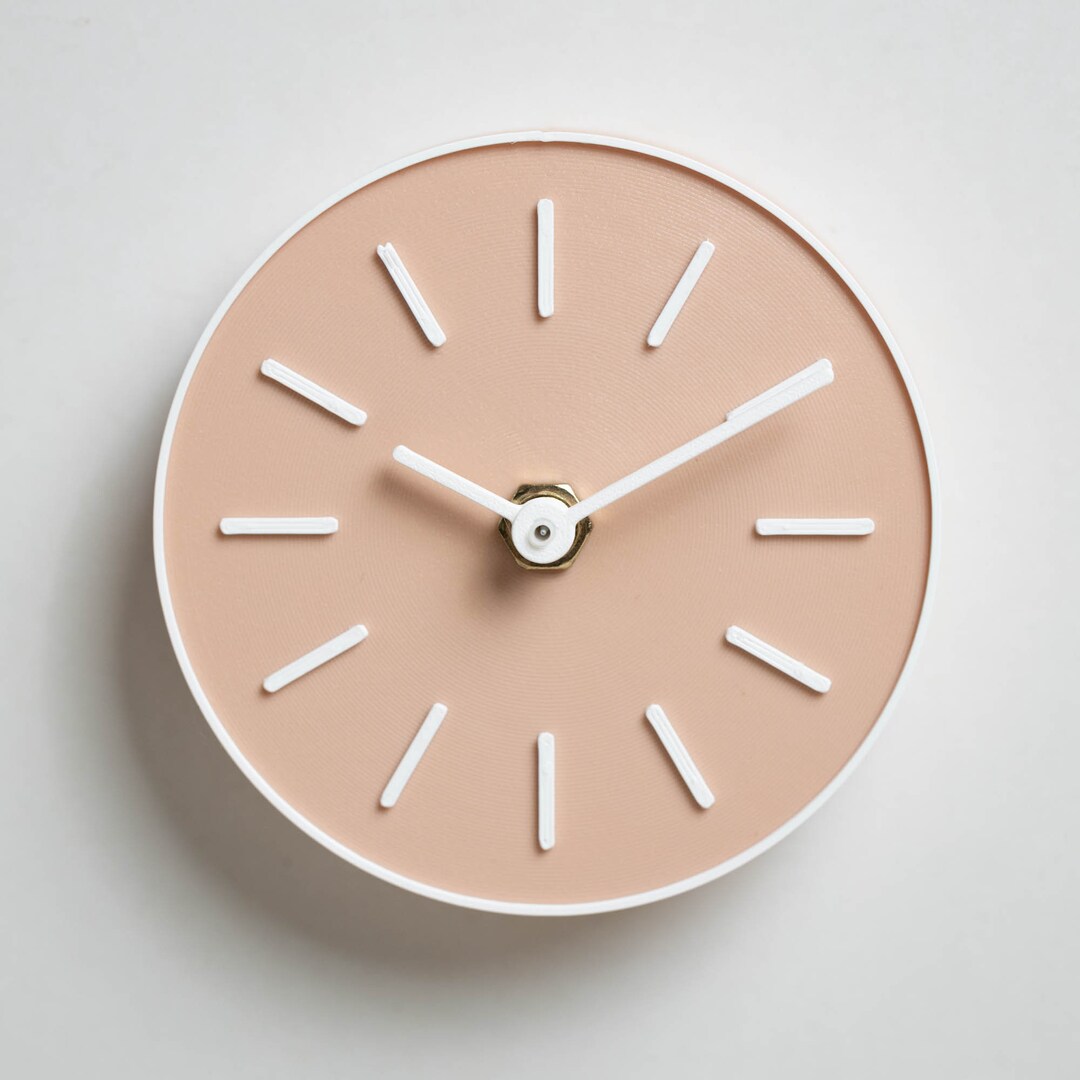Small Wall Clock for Modern Interior Minimalistic Clock - Etsy