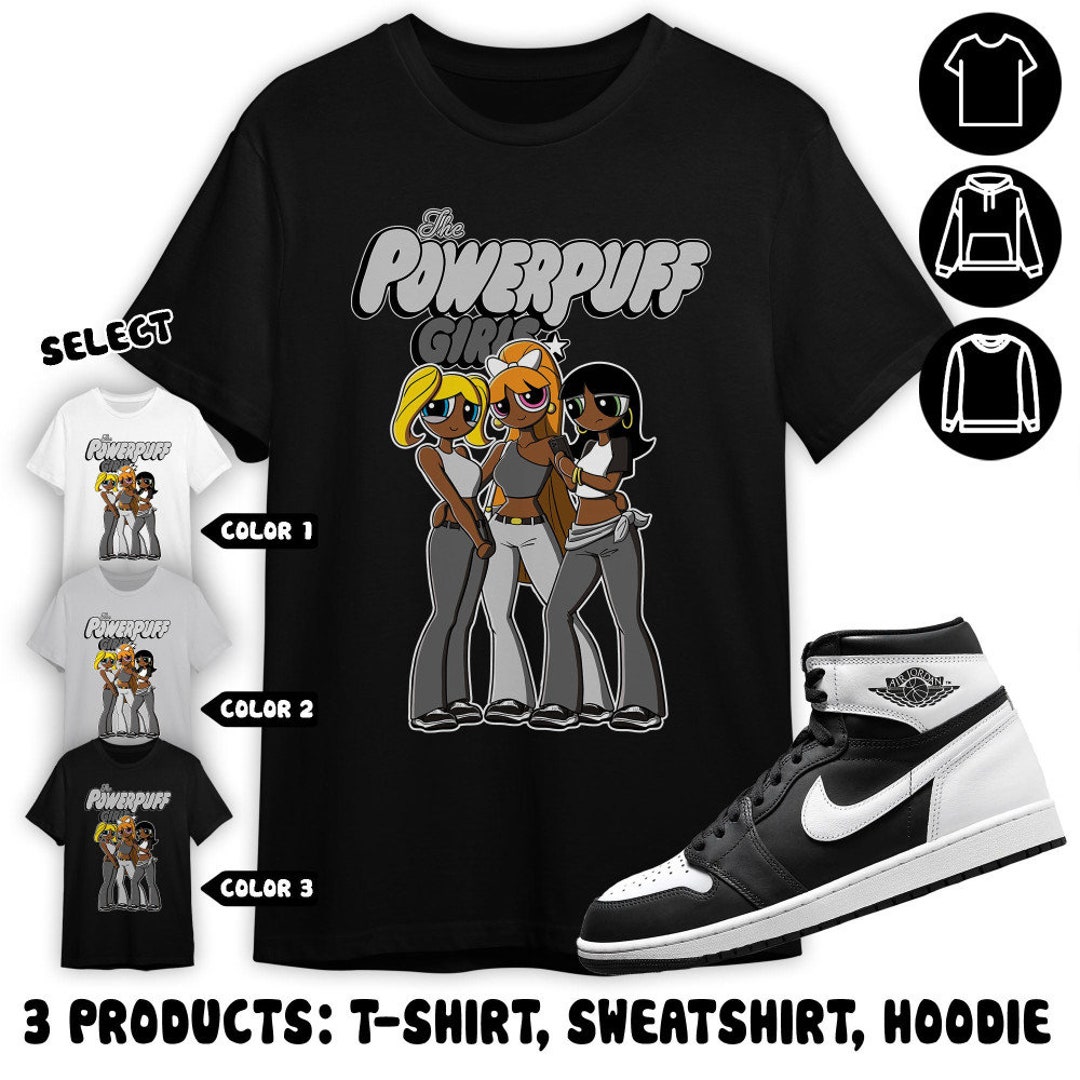 Jordan 1 Retro High OG Black White Unisex Shirt, Sweatshirt, Hoodie ...