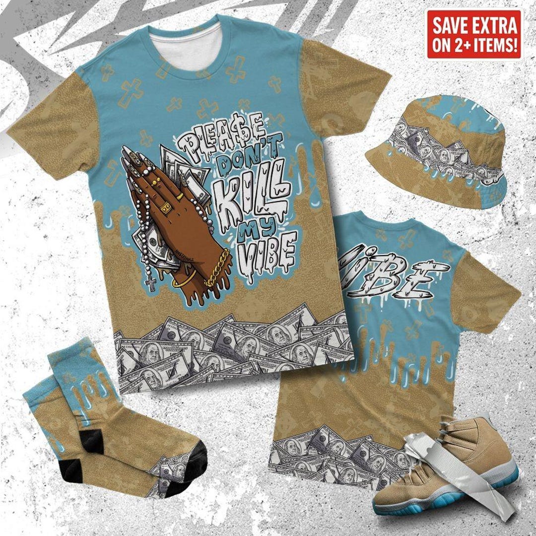 AJ 11 Htown Please Don't Kill My Vibe 3D T-shirt, Sweatshirt, Hoodie ...