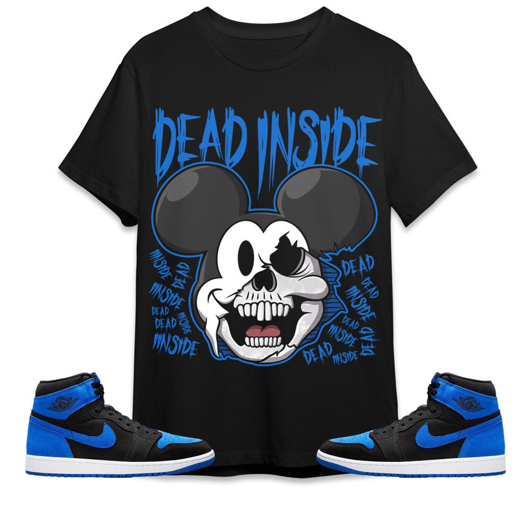 T-shirts unisexe Mickey Horror, Jordan 1 Royal, sweat-shirt réinventé ...